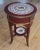 Sarreid Ltd. Haviland Cherry Wood & China Side Table | Chairish