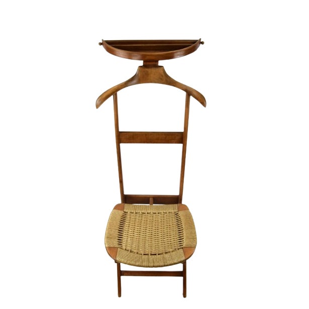 Vintage Ica and Luisa Parisi Style Butler Chair | Chairish