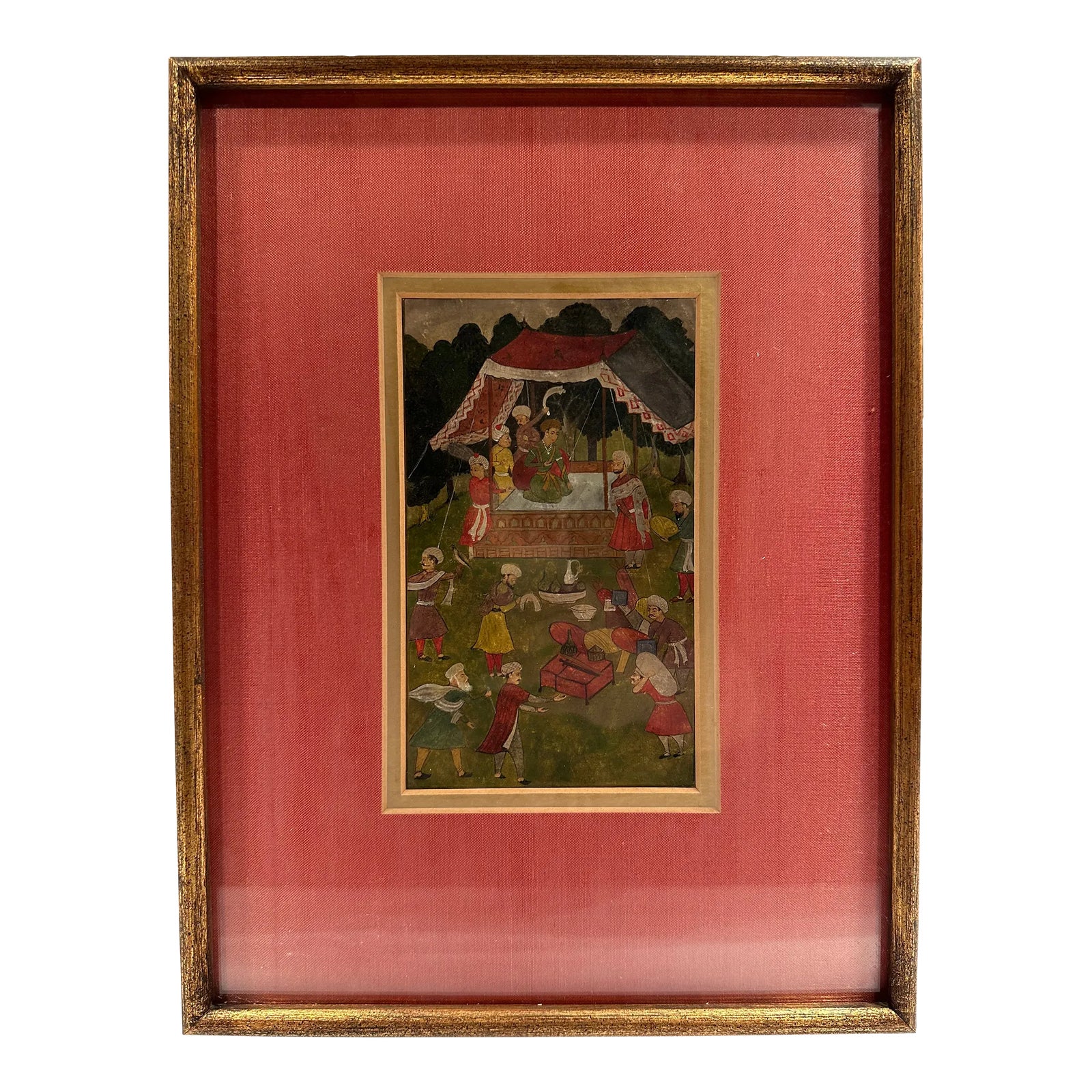 16th to 17th Century Persian Painting, Safavid Dynasty, Framed | Chairish