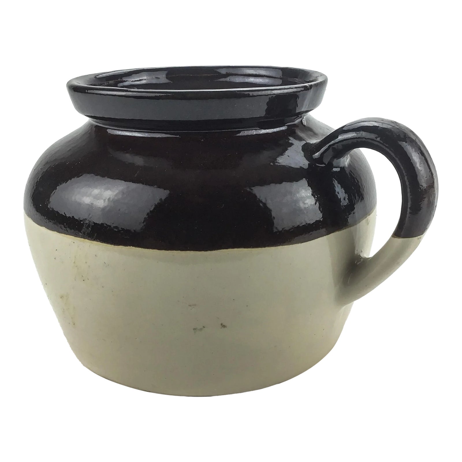 Vintage Boston Baked Beans Stoneware Pot 1 Quart | Chairish