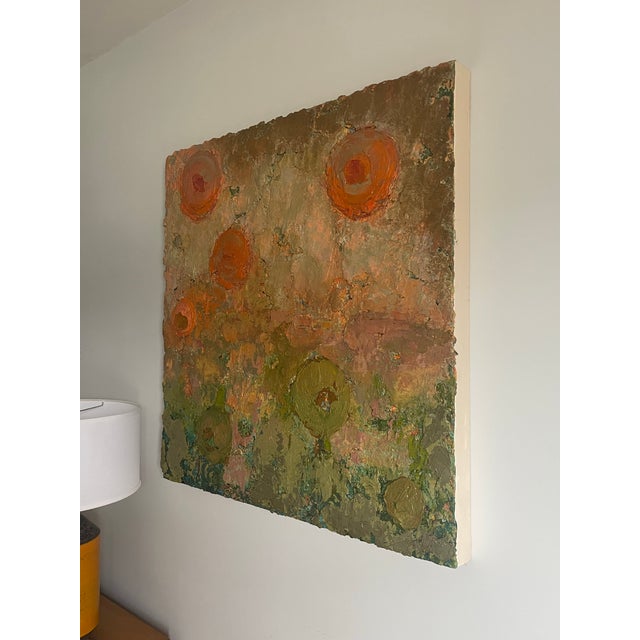 Modernist Abstract Impressionist Impasto Painting by June Blanco | Chairish
