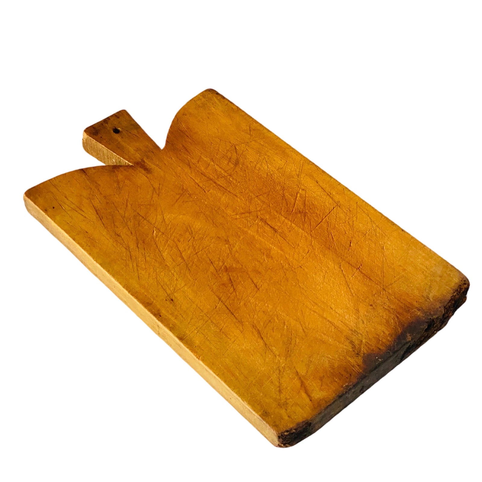 20th Century French Brown Wooden Chopping Board | Chairish