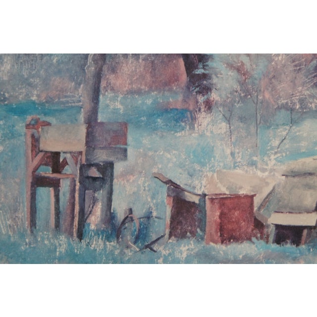 Henriette Wyeth Brandywine Farm Farmhouse Landscape Collotype | Chairish