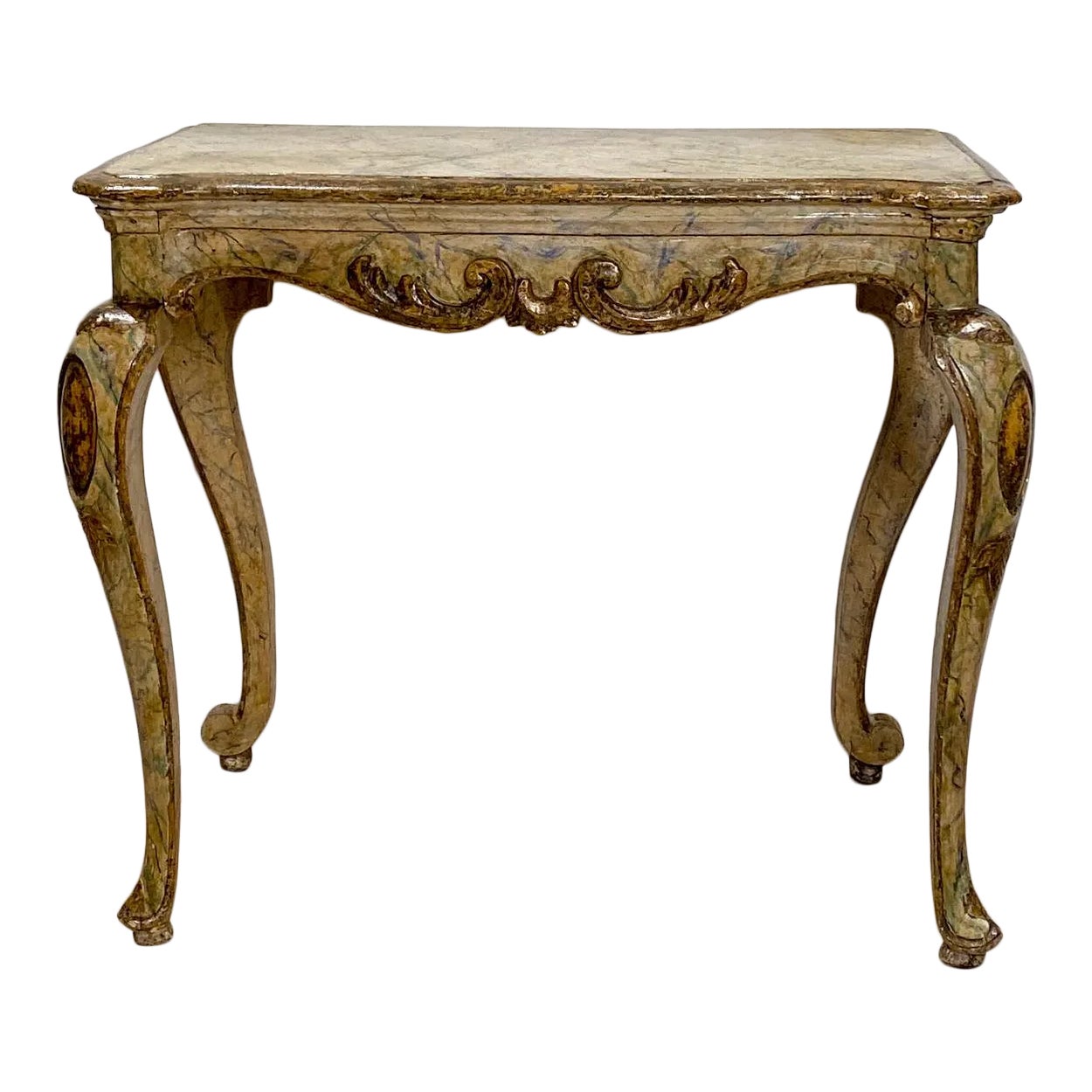 19th Century Italian Baroque Style Console Table | Chairish