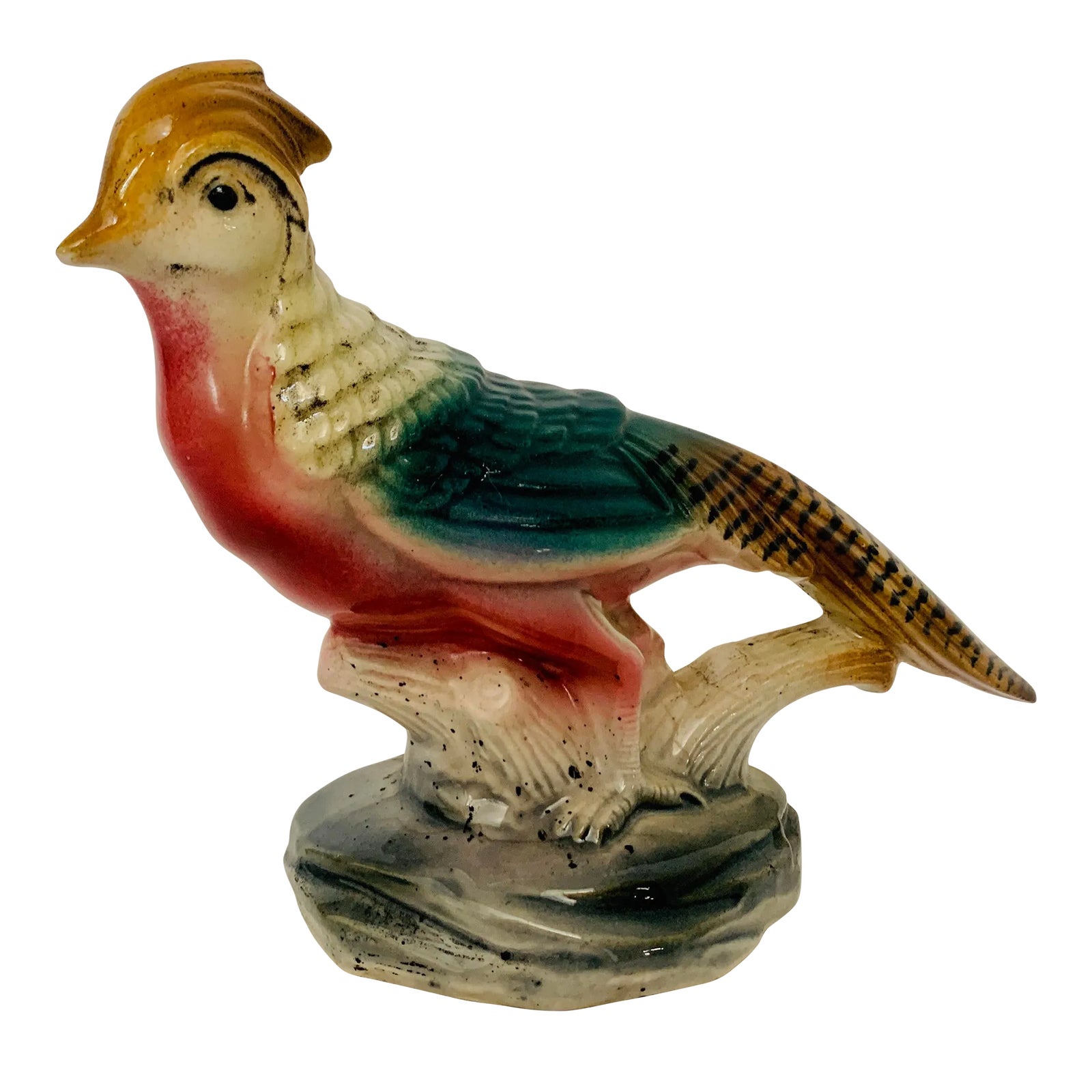 Vintage Ceramic Pheasant Bird | Chairish
