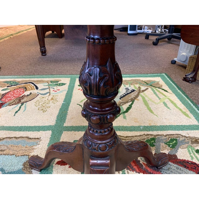 19th Century Georgian Style Kettle Stand Table | Chairish