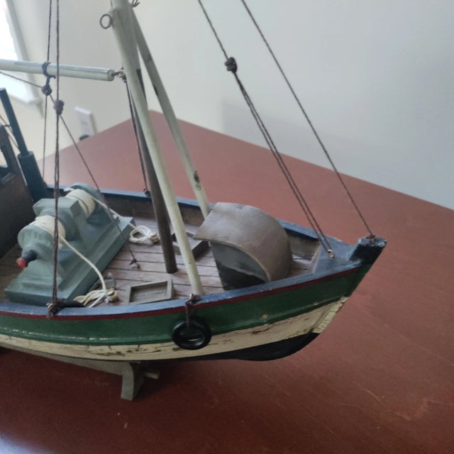 19th Century Vintage Wooden Cabin Cruiser | Chairish