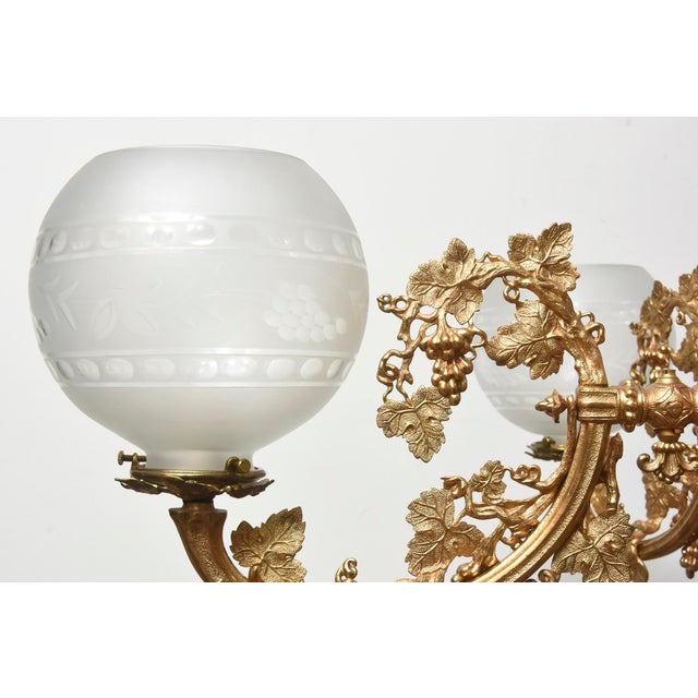 Henry Hooper Gilt Bronze Rococo Revival Chandelier | Chairish