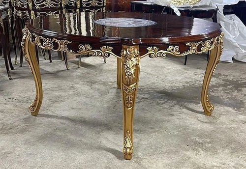 french baroque dining table