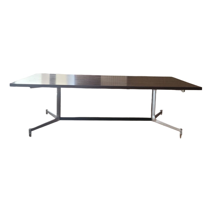 Large Dining Room Table by Preben Fabricius & Jørgen Kastholm for Kill ...