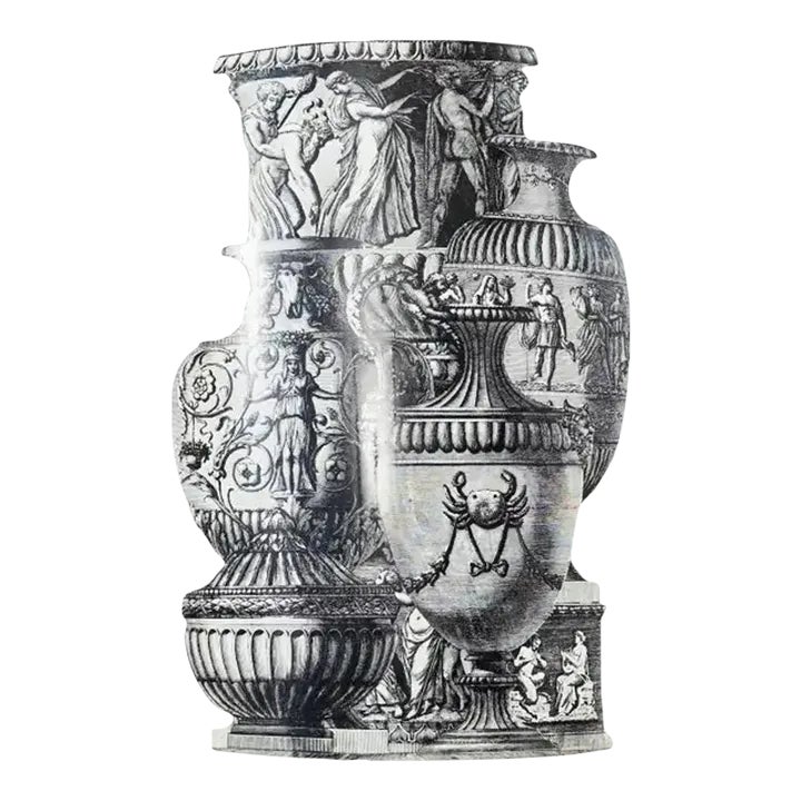 Fornasetti Neoclassical Trompe l'Oeil Vasi Antichi Umbrella Stand ...