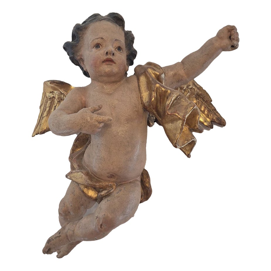 After Schwanthaler, Baroque Angel, 1800s, Wood | Chairish