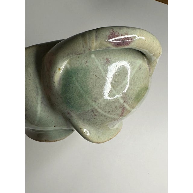 Late 20th Century Abstract Studio Art Pottery Decorative Bowl in ...