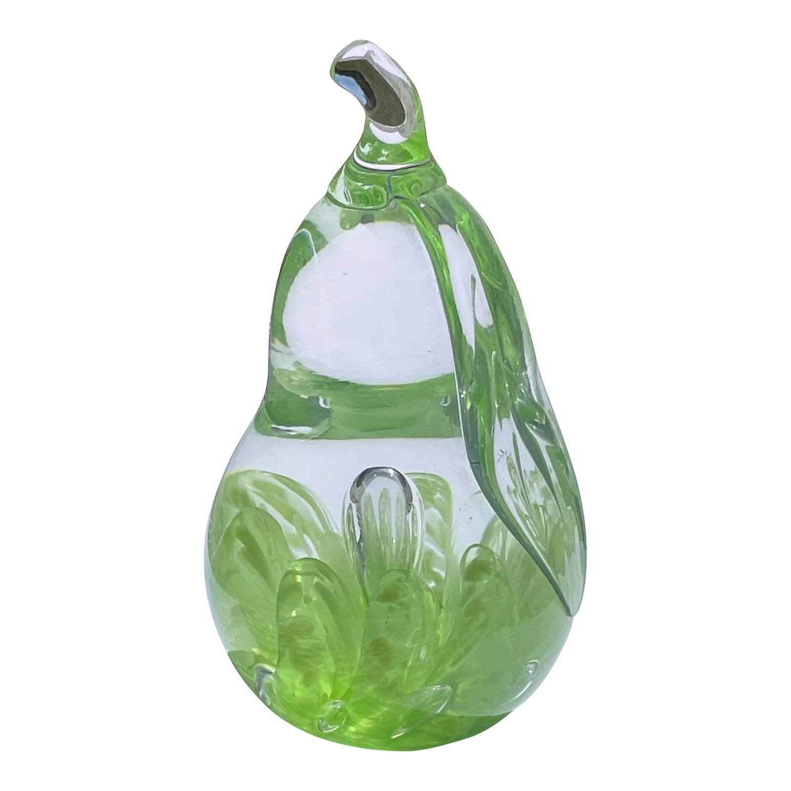 Joe St. Clair Pear Paperweight | Chairish