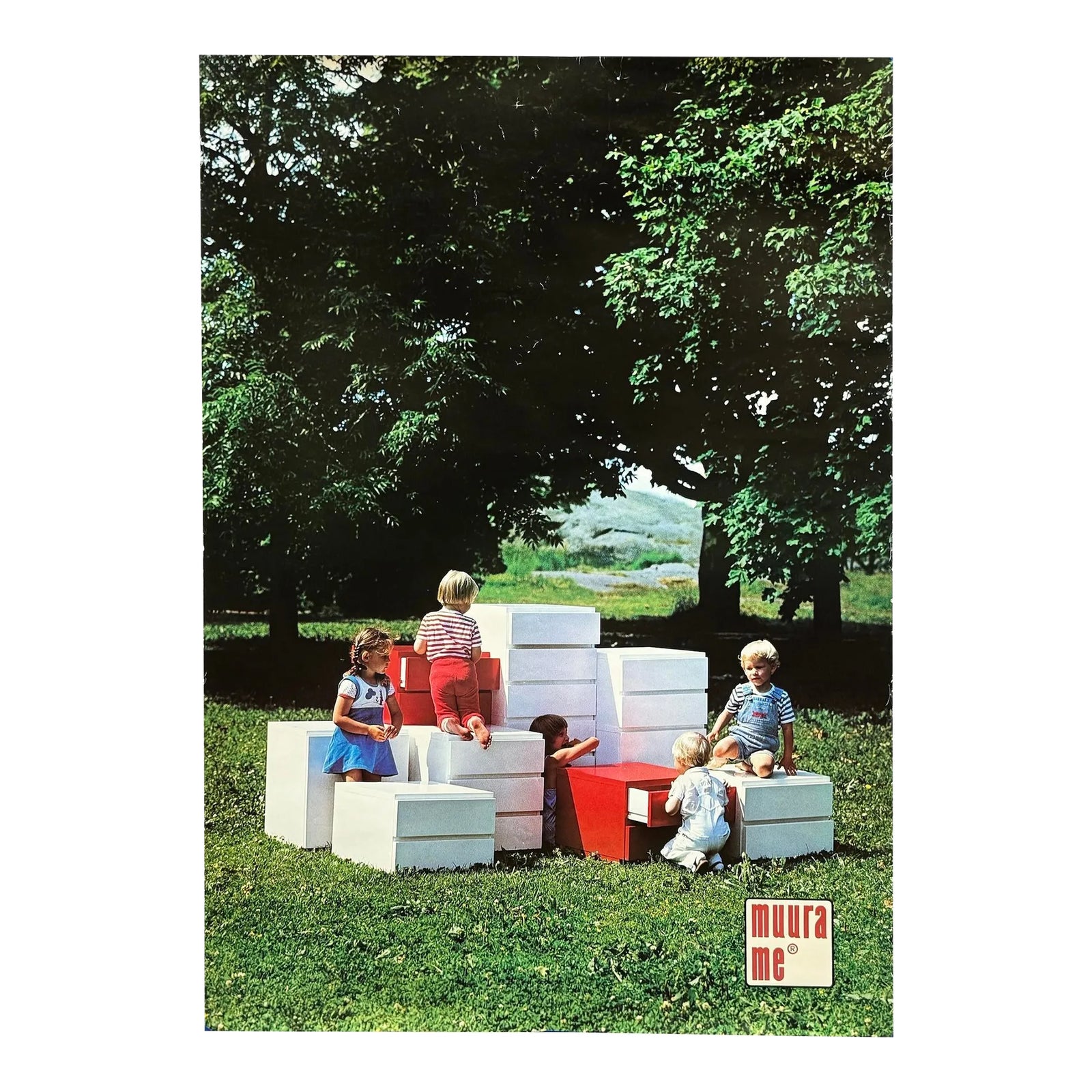 1970s Muurame Furniture Promotional Poster | Chairish