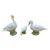 Vintage Italian Ceramic Geese Statues- 3 Pieces | Chairish