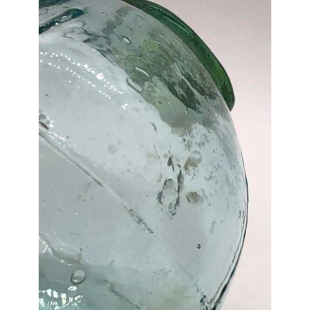 Early 20th Century Blue Glass Nautical Float | Chairish