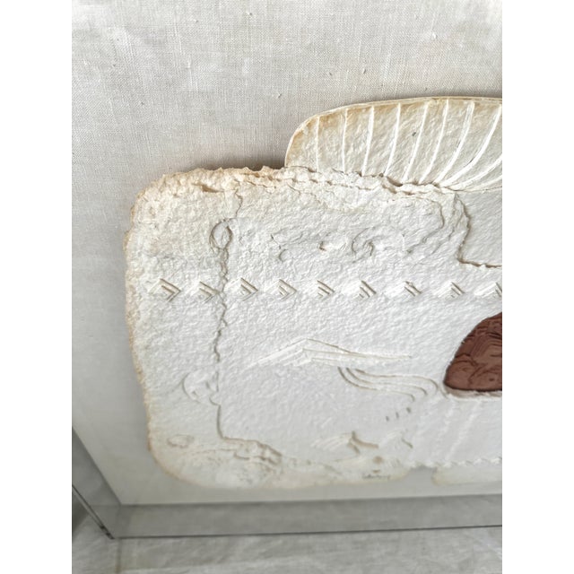 Original Signed Hoi Lebadang Paper Relief Sculpture Framed in ...