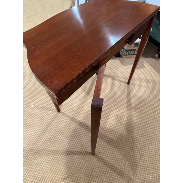 1990s Federal Style Gateleg Console Flip-Top Table | Chairish