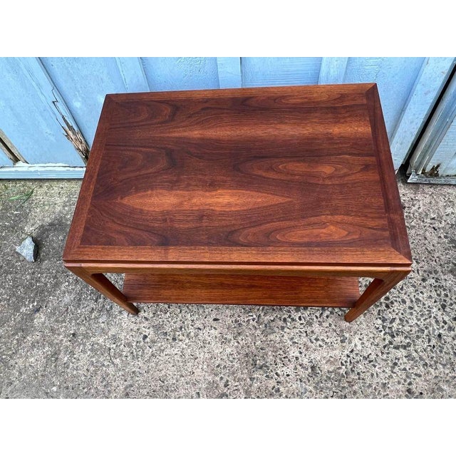 Pair of Mid Century Rhythm Lane Two Tier Walnut Side -End Tables ...