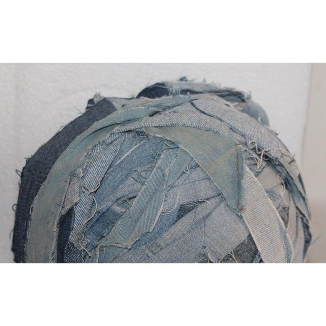 Amish Denim Large Rag Ball Collection | Chairish