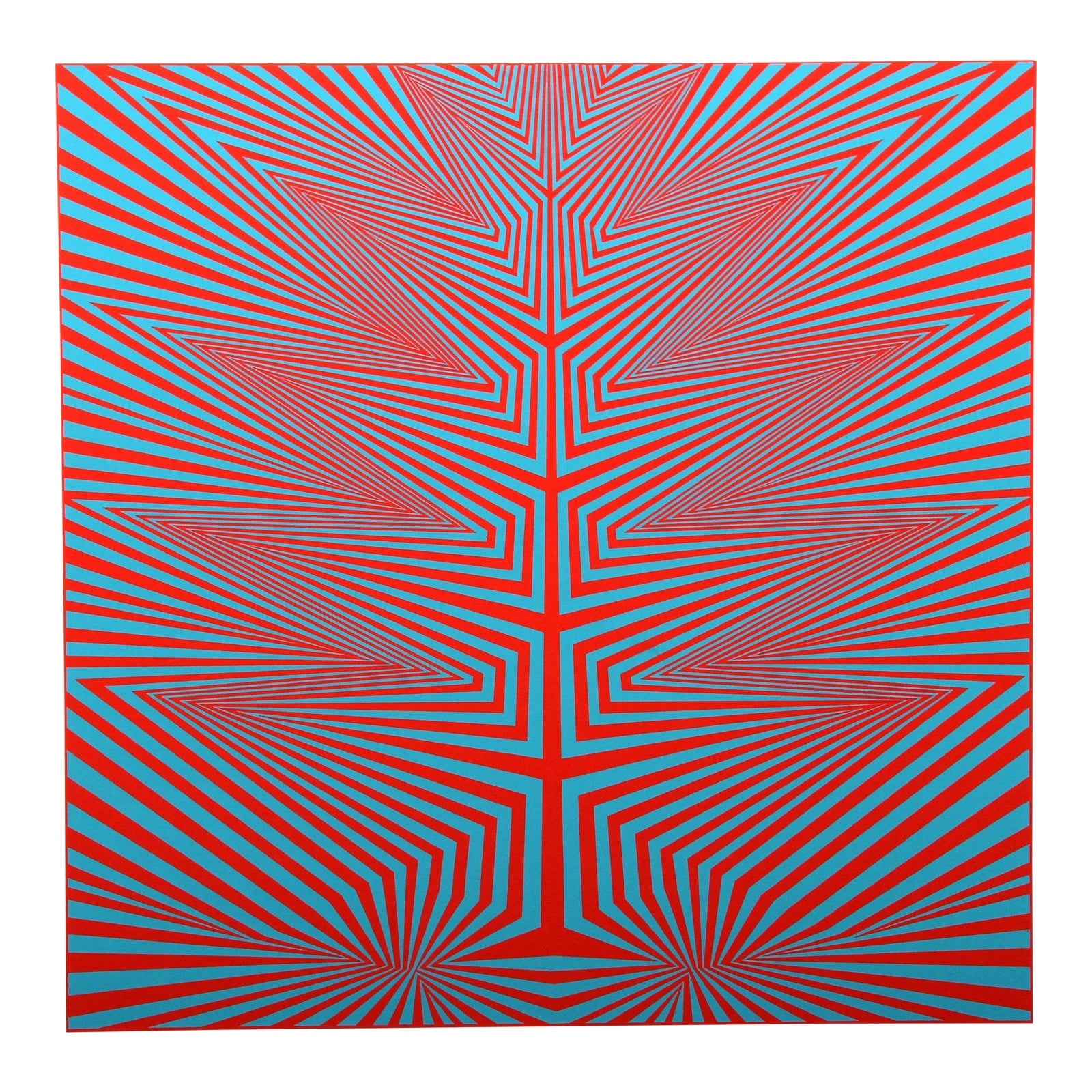 1960s Roy Ahlgren, "Genesis Iii", Op Art Screenprint | Chairish