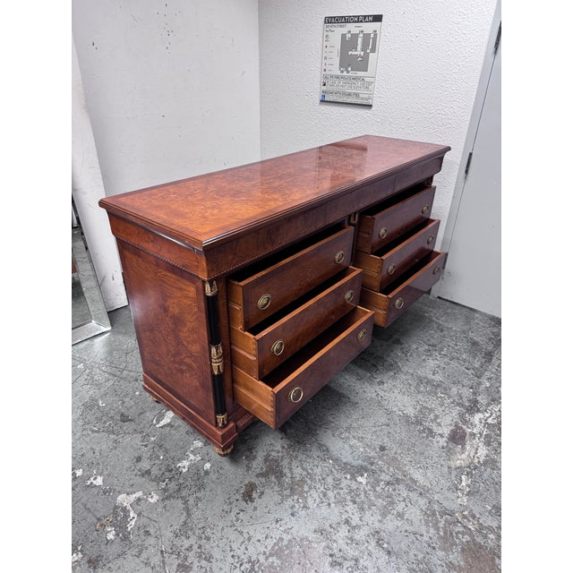 Francesco Molon New Empire Classic Six Drawer Novelty Dresser | Chairish