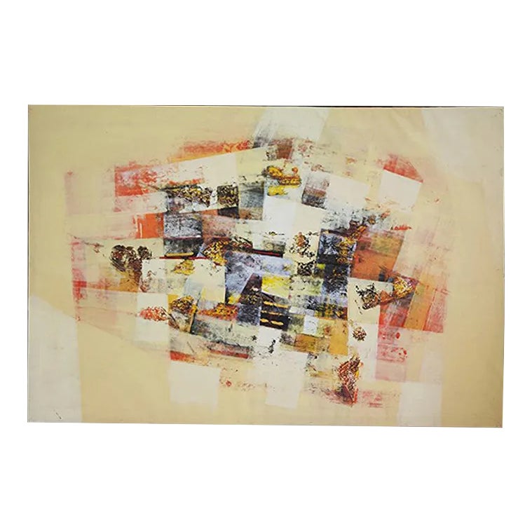 Abstract Painting on Canvas, 2000s | Chairish