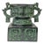 Chinese Green Black Vessel Ancient Ding Container Jar Display | Chairish