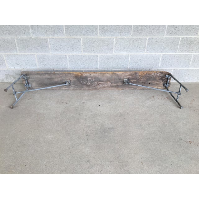 Restoration Hardware Distressed - Rustic 73" Wood & Steel Nautical ...