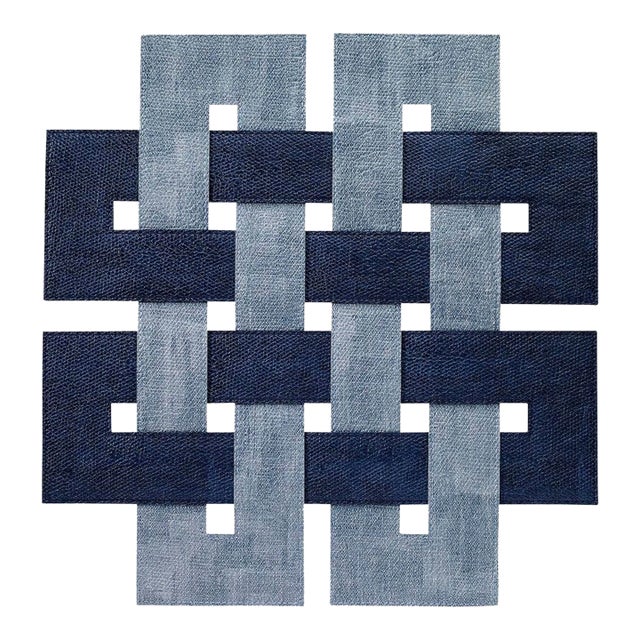 Celtic Navy Placemats - Set of 4 | Chairish