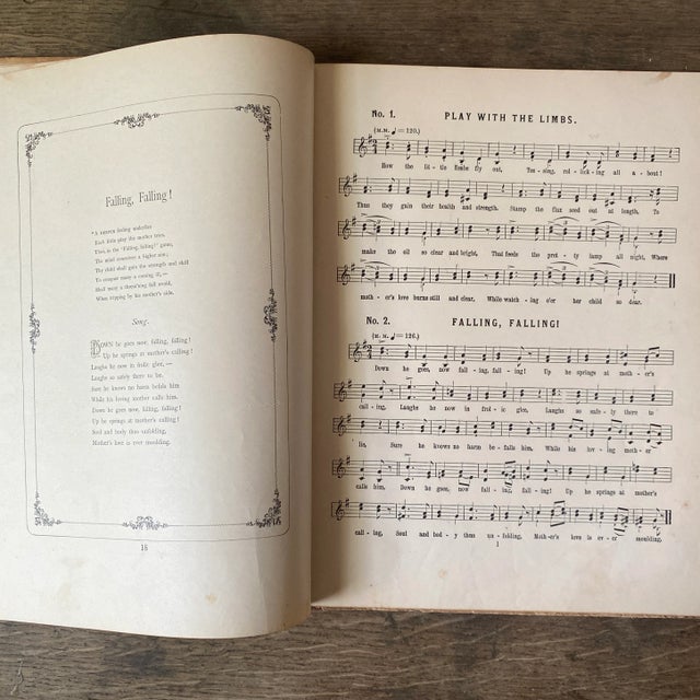 Antique Book of “Mother Play and Nursery Songs”, Lee and Shepard ...