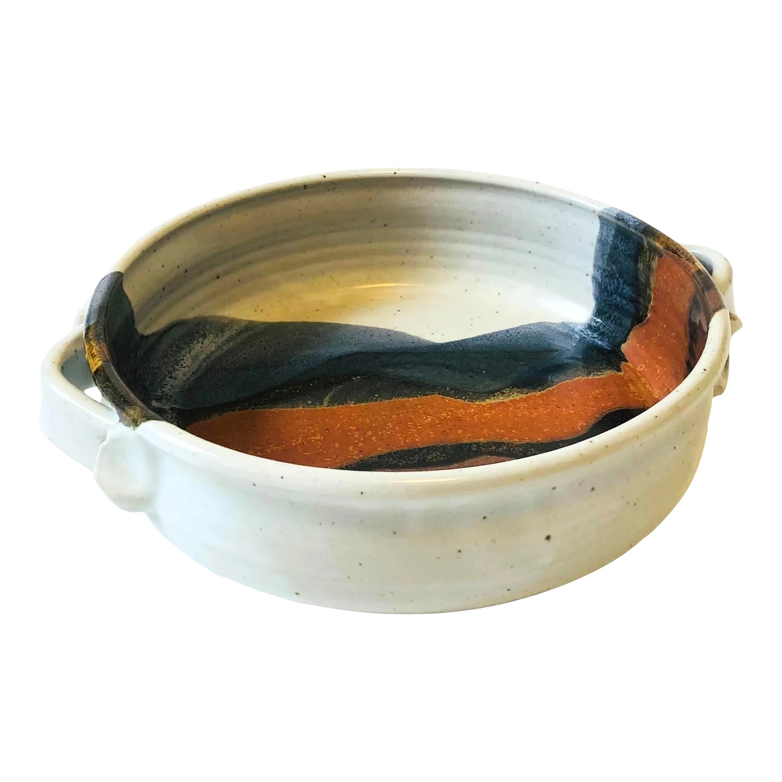 Studio Pottery Serving Tray by Hamilton Jones | Chairish