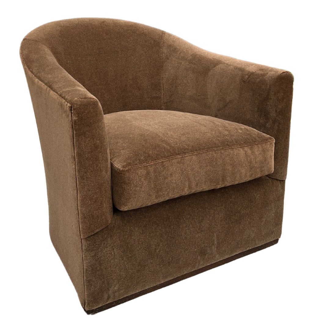 Lee Industries Swivel Chair | Chairish