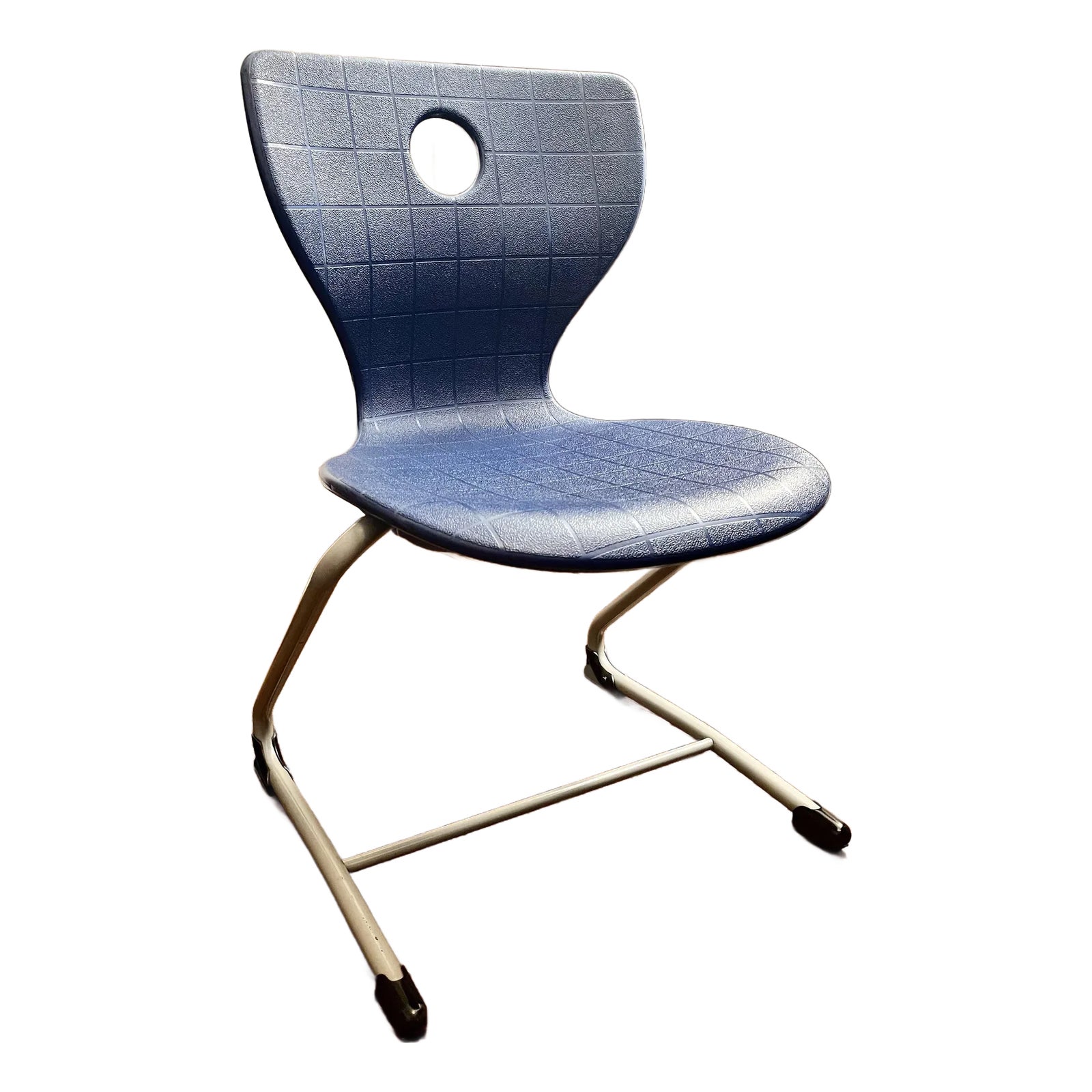 Vintage 1970’s Blue Verner Panton Pantoflex Cantilever Chair | Chairish
