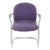 Chrome & Purple Cantilever Chair, 1980s | Chairish