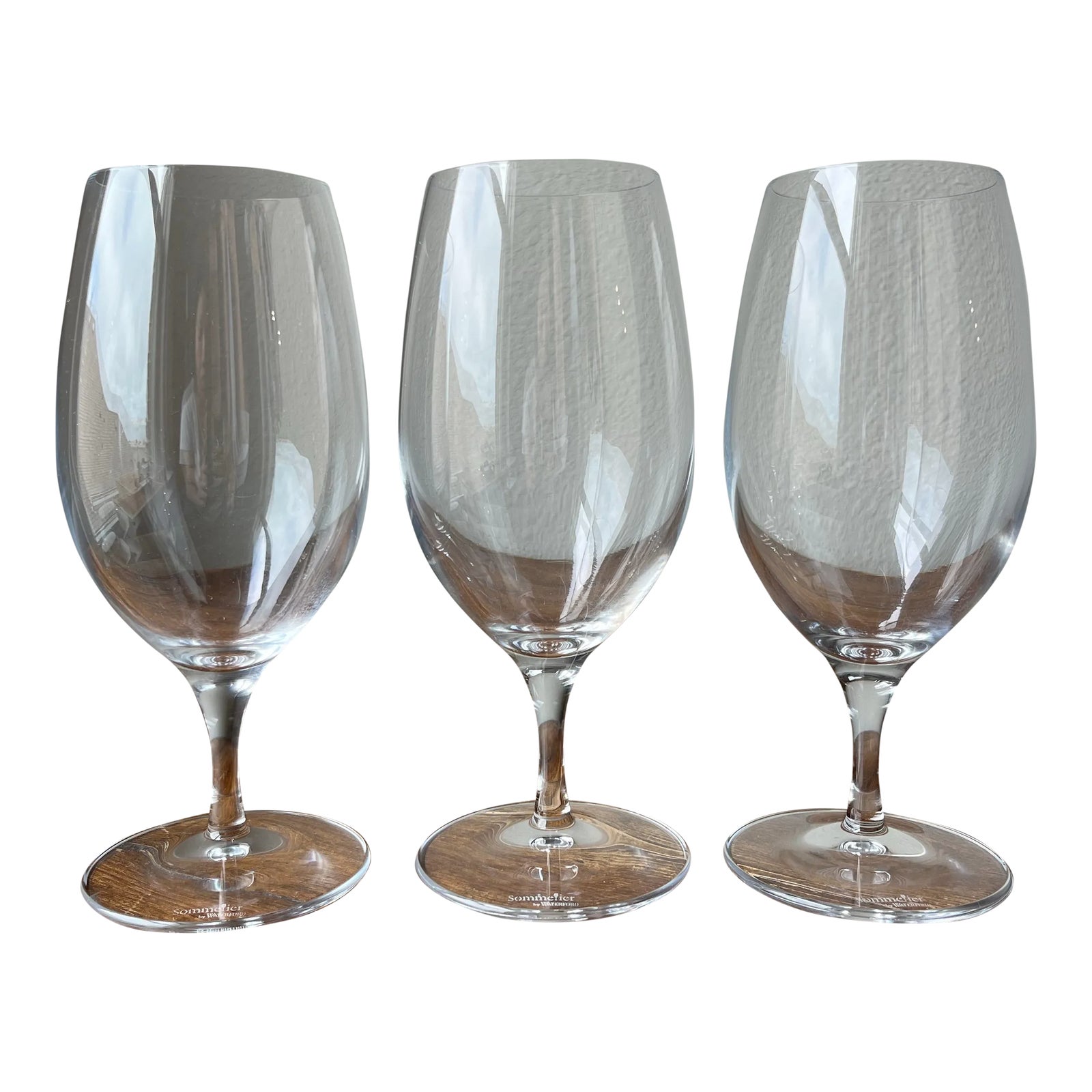 Set of 3 Sommelier by Waterford Crystal Ice Tea Glasses | Chairish