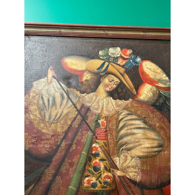 Mid 19th Century Oil Painting of a Dandy | Chairish