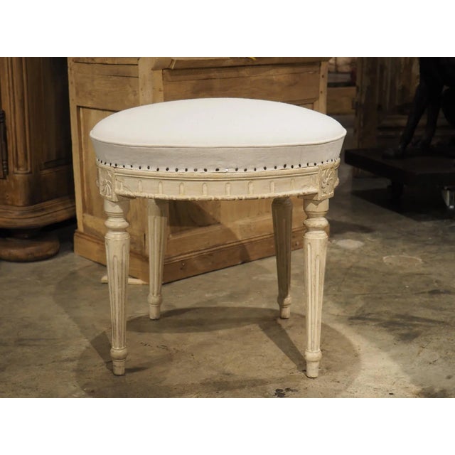 Antique Gustavian Style Painted Stool, Circa 1870 | Chairish