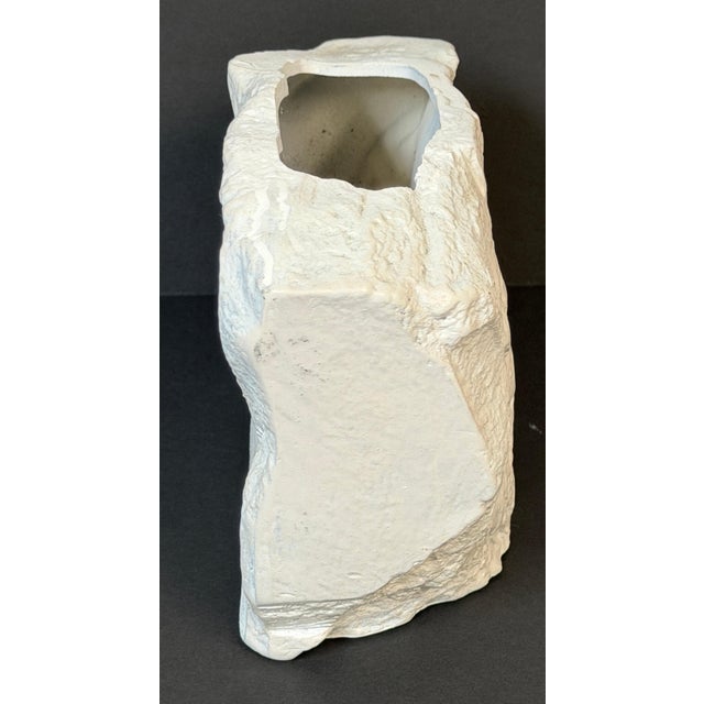 Sirmos Faux Stone Cast Resin Rockwork Sculptural Vase, USA, 1970s ...