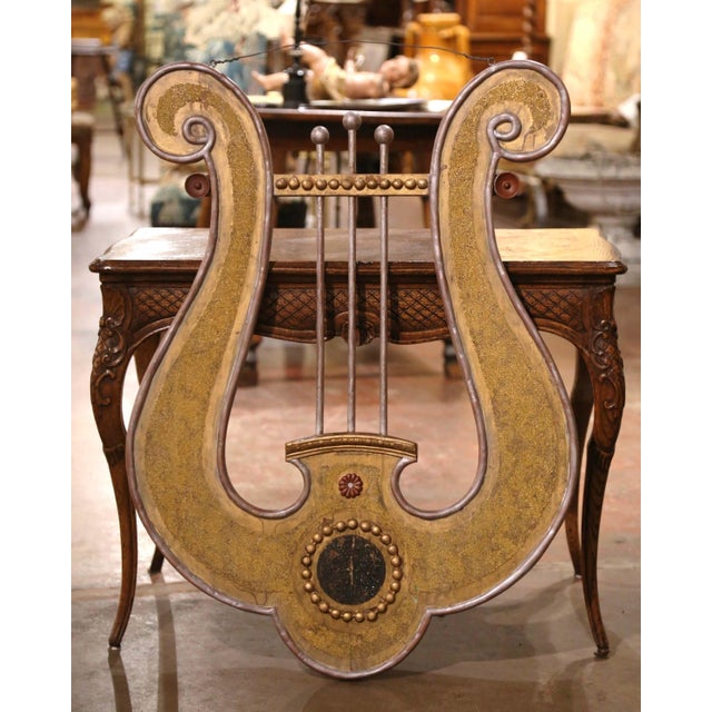 18th Century Italian Carved Giltwood, Silvered and Painted Decorative ...