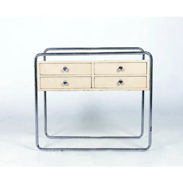 1930s Original Bauhaus Small Sideboard, Chest of Drawers, Max Fellerer ...