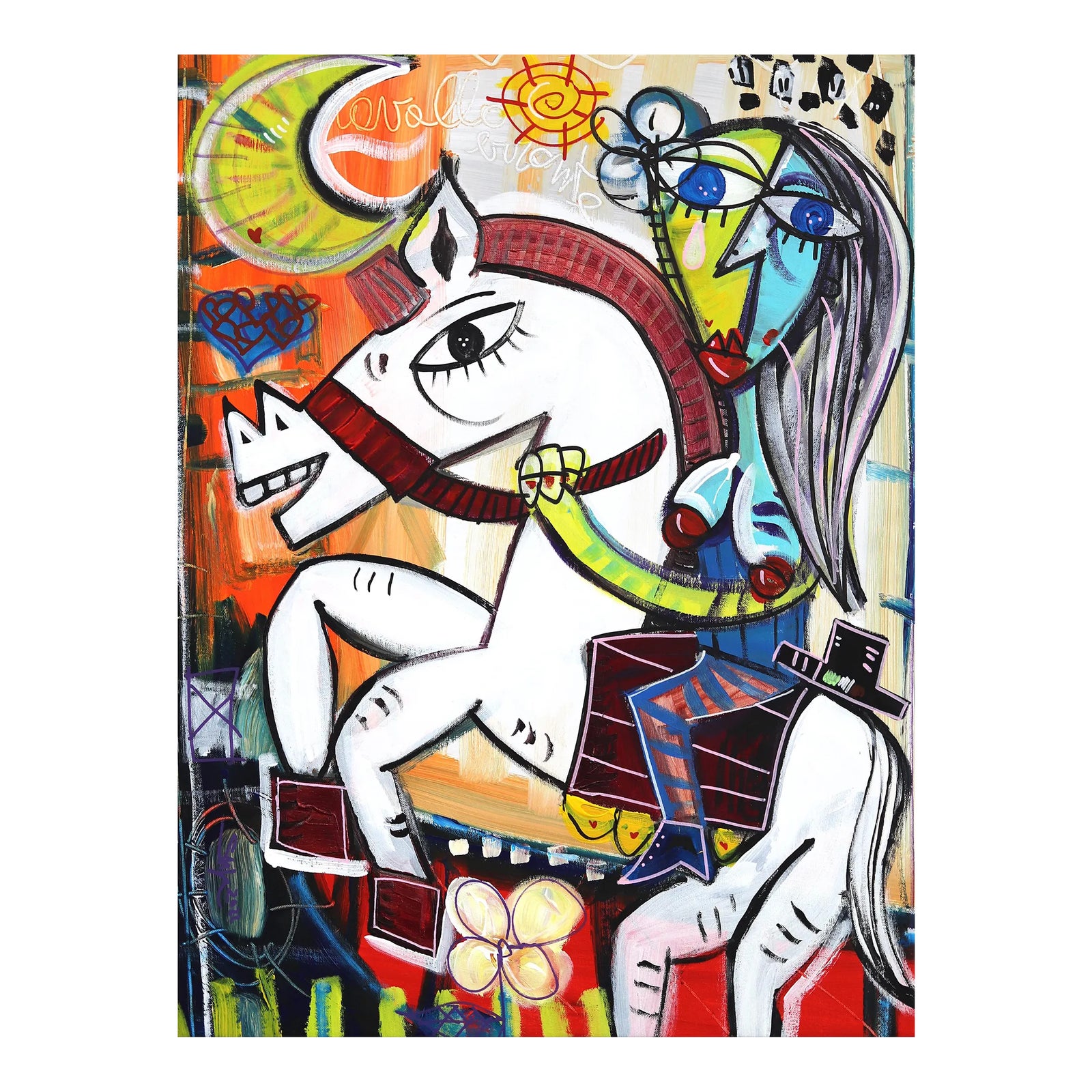 "Donna Con Cavallo Errante" Original Artwork by Alessandro Siviglia ...