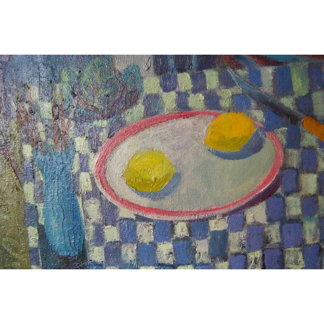 Ruth Burden, Painting in the Kitchen, Late 20th-Century, Oil on Canvas ...