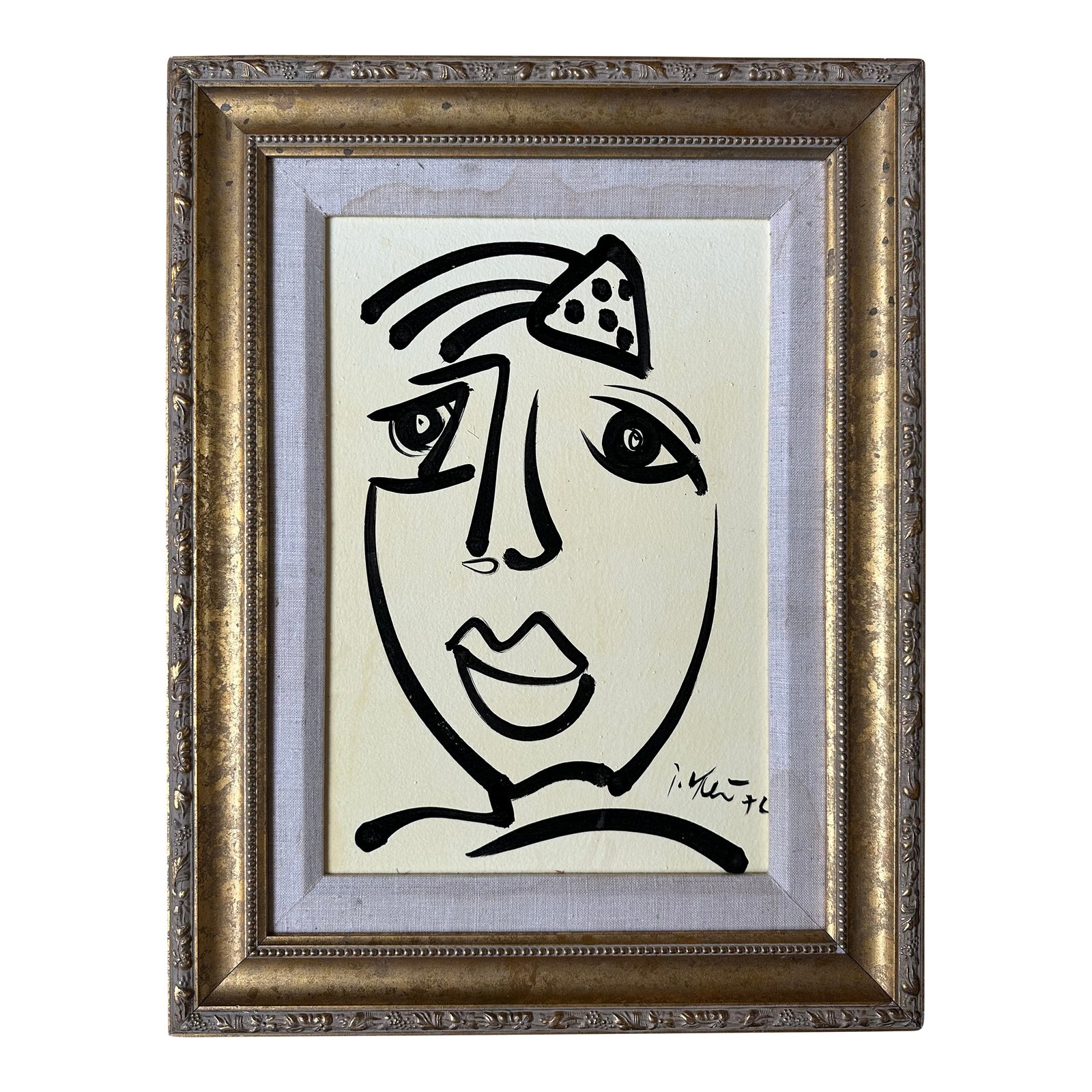 1972 Original Peter Keil Painting, Framed | Chairish