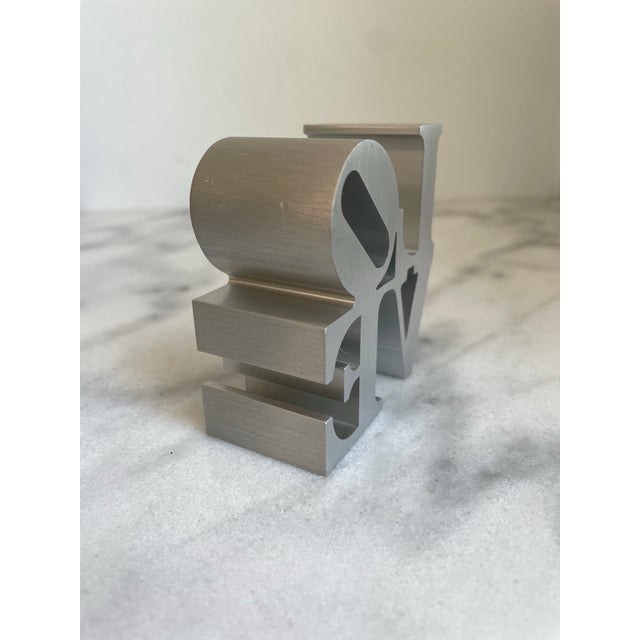 Late 20th Century Robert Indiana Style Pop Art Typography "Love" Desk ...