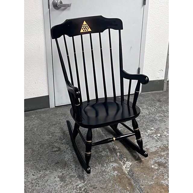 Standard Chair of Gardner the Classic Ypo Black Rocking Chair | Chairish