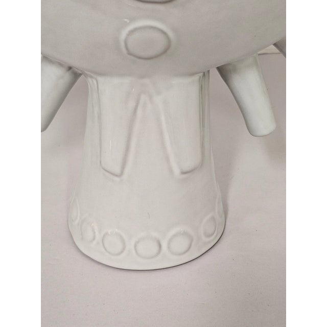 Contemporary Jonathan Adler Large Ceramic Double “Sun Face” Sculpture ...