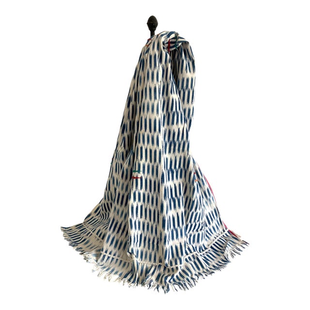 Vintage African Baule Textile Throw | Chairish