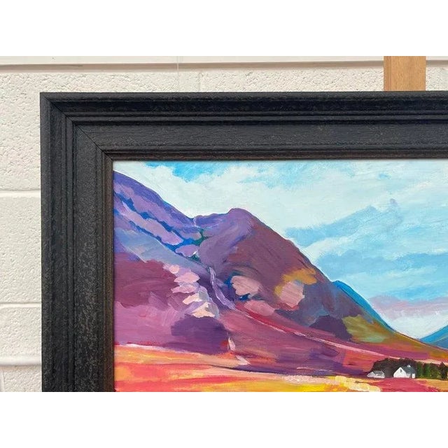 Angela Wakefield, Colourful Abstract Landscape Painting of Scottish ...